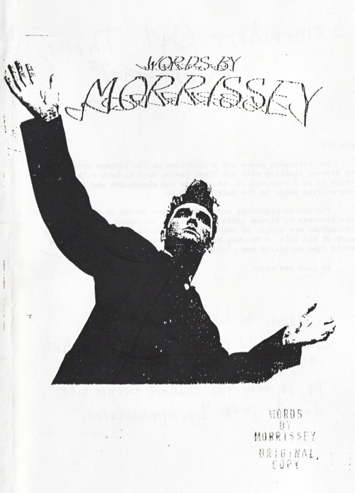 Words By Morrissey – Pen Pal Letters – Illness As Art